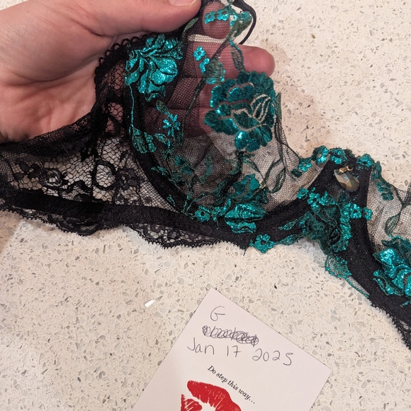 Honey Birdette | Intimates & Sleepwear | Whitney Emerald Bra 34b | Poshmark